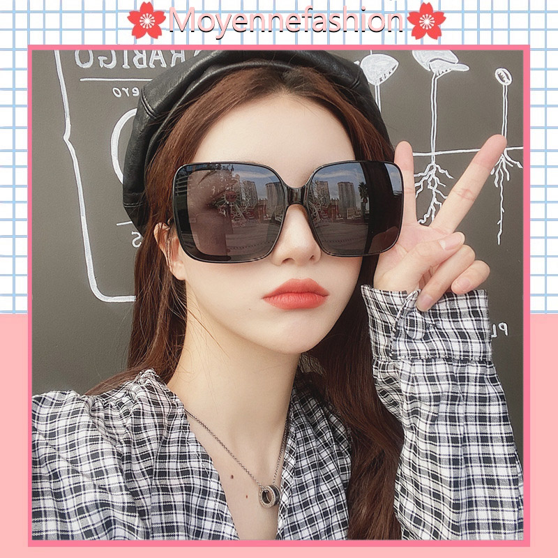 New Korean Sunglasses Blackout sunglasses Large frame trendy glasses ...