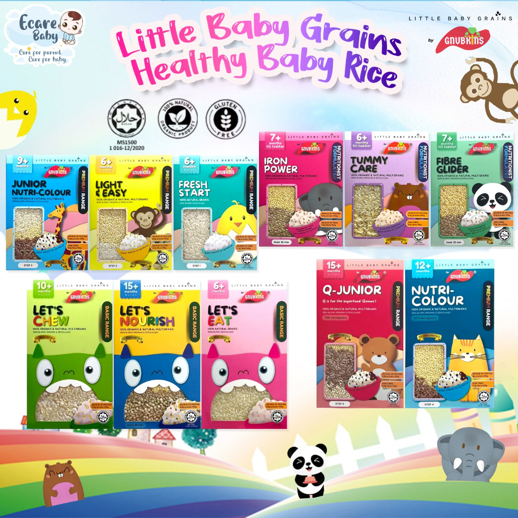 Little Baby Grains Healthy Baby Rice / Organic Baby Rice / Beras Bayi 6 ...
