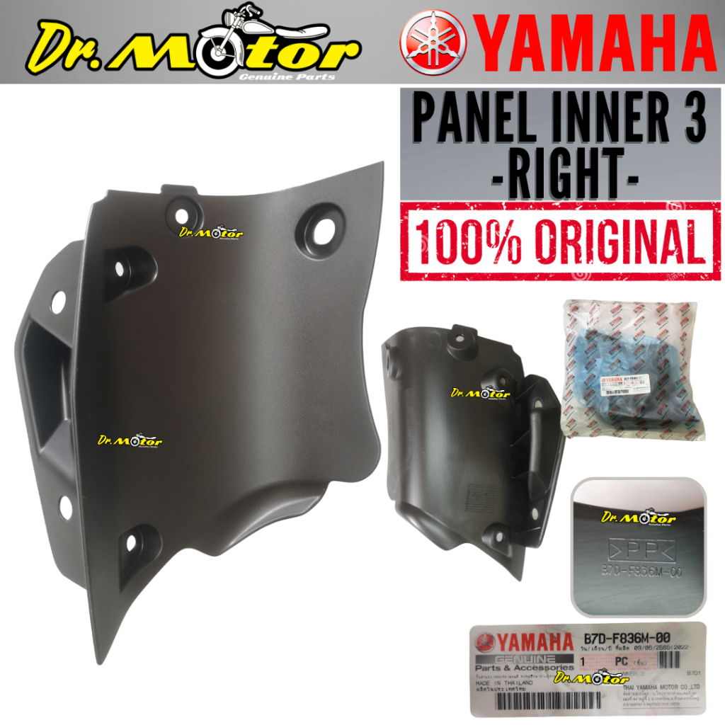 MT-15 MT15 VVA INNER SET COVER PART HITAM BLACK CAVER METER PANEL SIDE ...