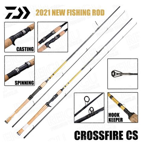 JAPAN DAIWA 23 CROSSFIRE CS Lure Rod Spinning/Casting UL/L/ML/M/MH Fast Action high quality ...