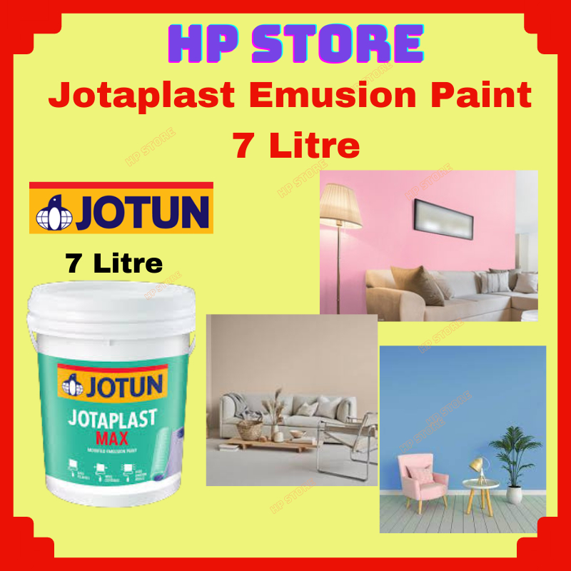7 Liter Jotun Jotaplast Max Part 1 Interior Acrylic Emulsion Paint Wall ...