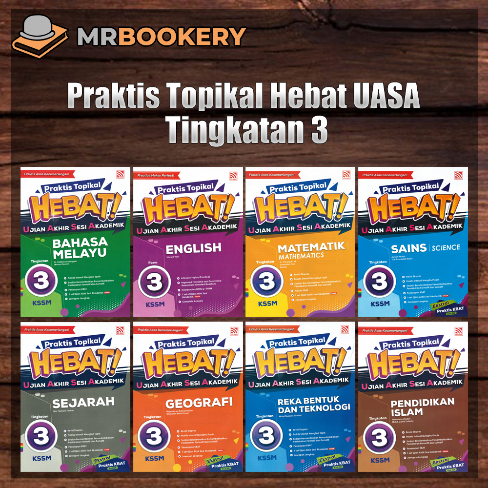 [MrBookery] Buku Latihan : Praktis Topikal Hebat UASA KSSM Tingkatan 3 ...