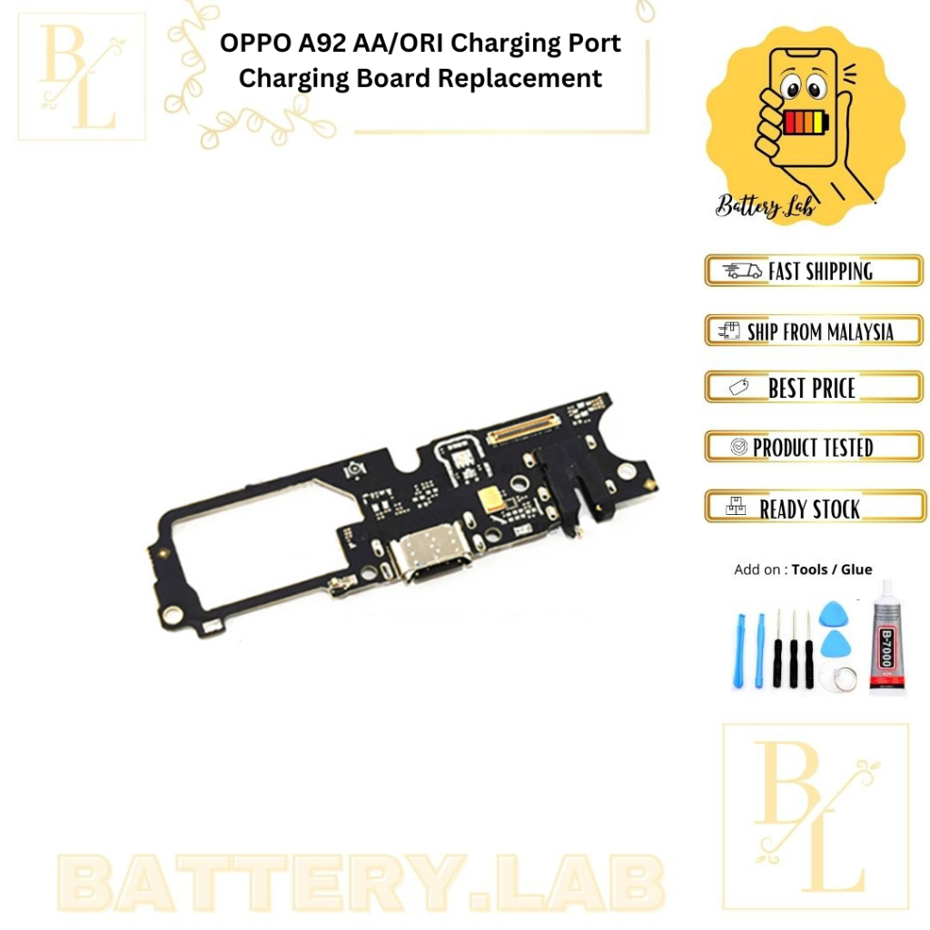 OPPO A92 AA/ORI Charging Port Charging Board Replacement | Shopee Malaysia