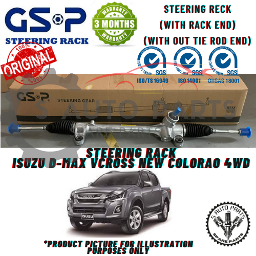 ISUZU D-MAX RT50 4WD (2012Y-2018Y) POWER STEERING GEAR RACK -BRAND 100% ...
