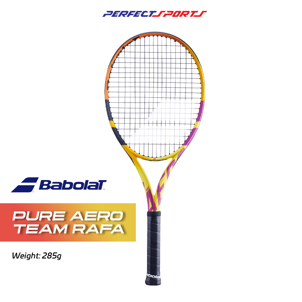 [Free String + Grip + Cover] BABOLAT PURE AERO TEAM RAFA GRIP 2 WEIGHT (285G) | Shopee Malaysia