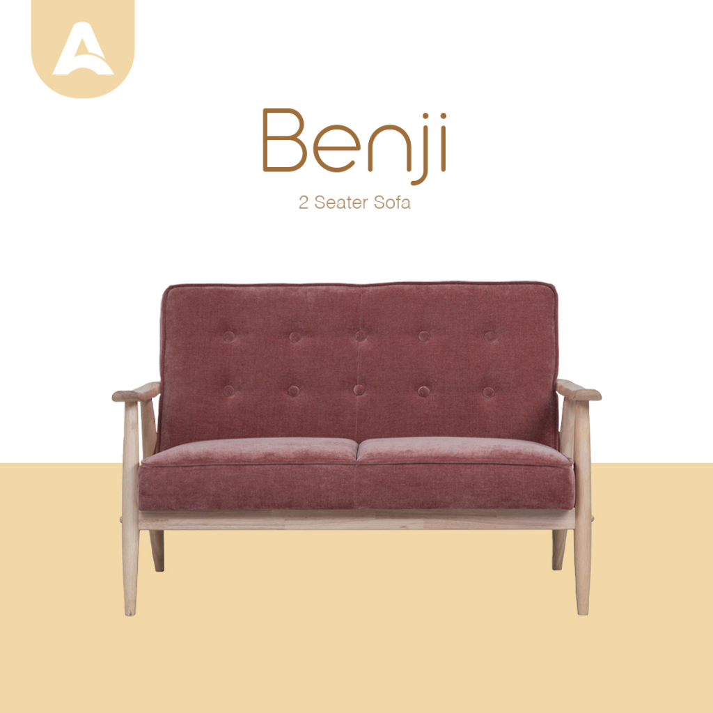 Arturo - Benji 2 Seater Sofa | Shopee Malaysia