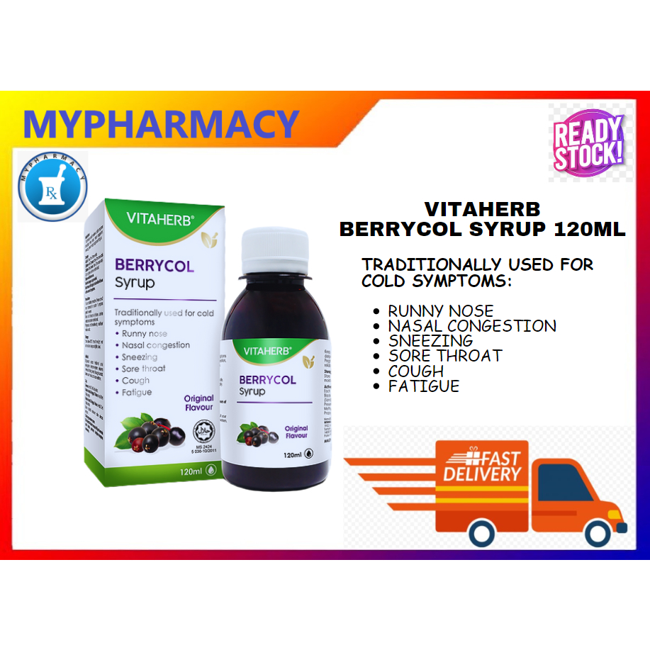 VITAHERB BERRYCOL SYRUP 120ML | Shopee Malaysia