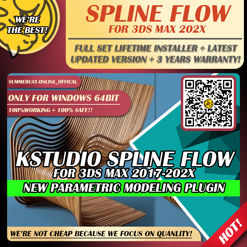 3D-kstudio Spline Flow for 3ds Max【𝐥𝐚𝐭𝐞𝐬𝐭 𝐮𝐩𝐝𝐚𝐭𝐞𝐝】𝐏𝐫𝐨 𝐟𝐨𝐫 𝟑𝐝𝐬 𝐌𝐚𝐱 【2017 ...