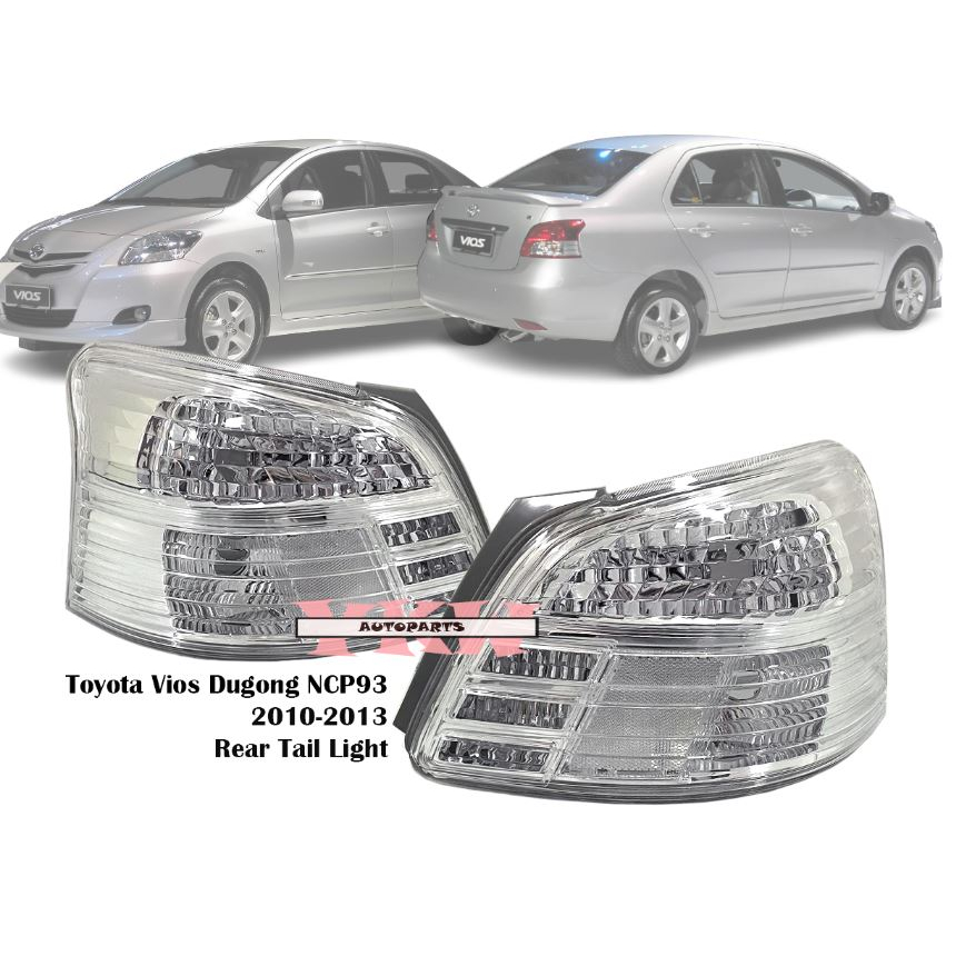ALBINO SET Toyota Vios Dugong NCP93 2010-2013 Rear Taillight Tail lamp ...