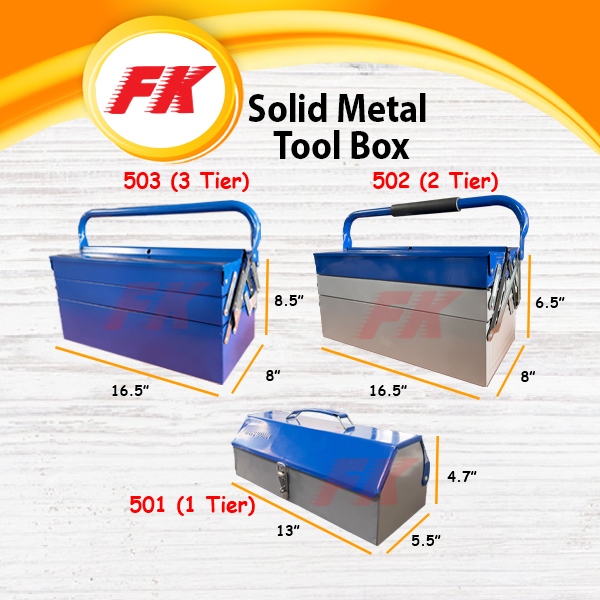 Peti Besi Alat Diy/High Quality Metal Tools Box | Shopee Malaysia
