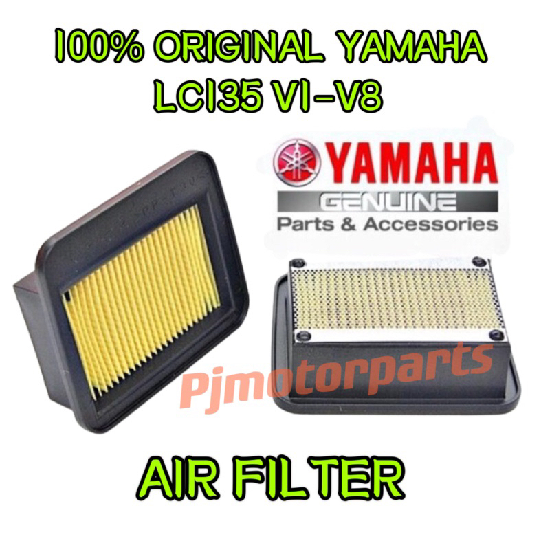 LC135 V1 V2 V3 V4 V5 V6 V7 V8 LC 135 NEW Fi (100% ORIGINAL YAMAHA) AIR FILTER AIR CLEANER ...