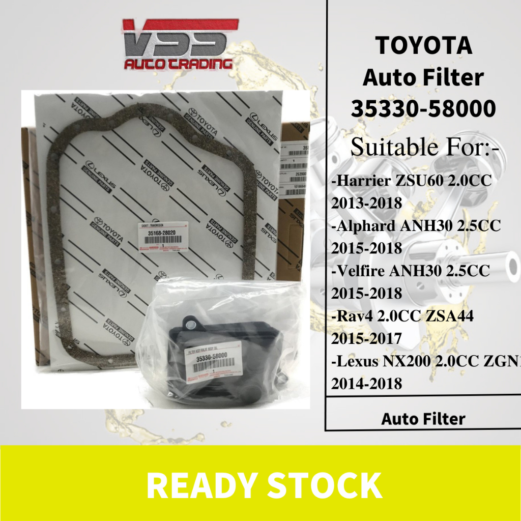 Original Toyota Auto Filter 35330-58000 Toyota Harrier ZSU60 / Alphard ...