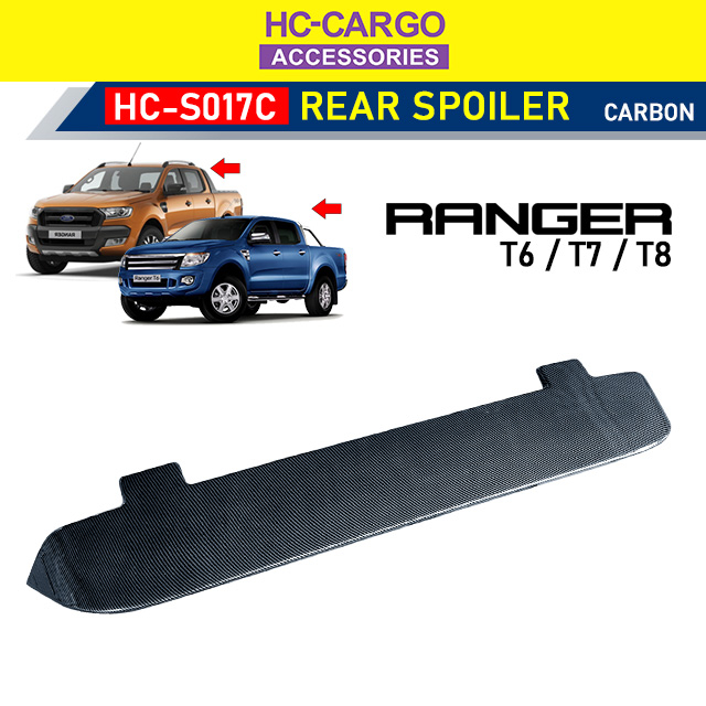 HC Cargo Ford Ranger T6 T7 T8 Carbon Rear Spoiler Rear Spoiler Carbon ...
