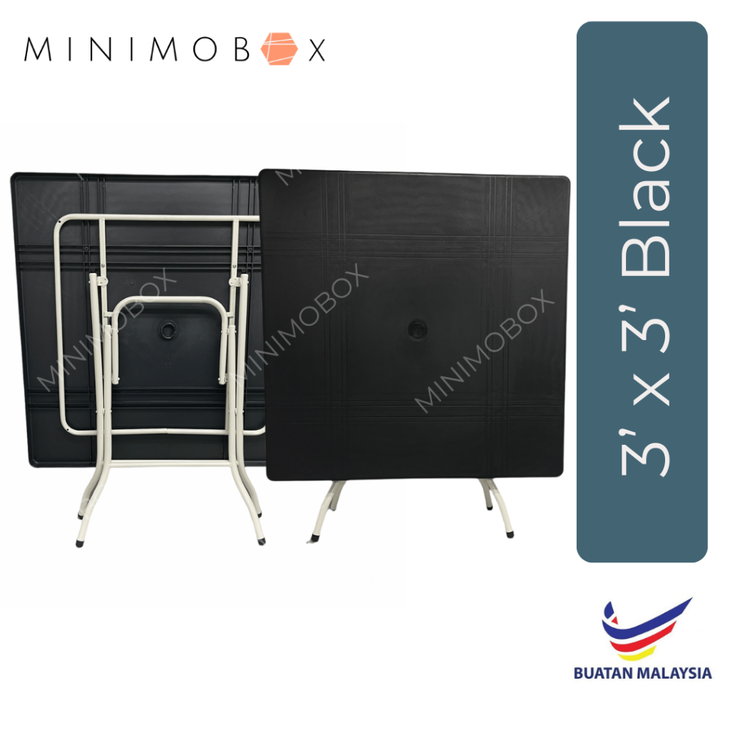Meja Lipat/ Meja Pasar Malam/ Plastic Table/ Foldable Plastic Table ...