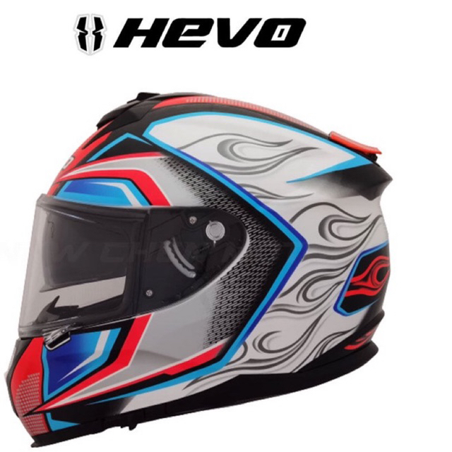 Hevo Fullface DESIGN Helmet (dual visor) | Shopee Malaysia