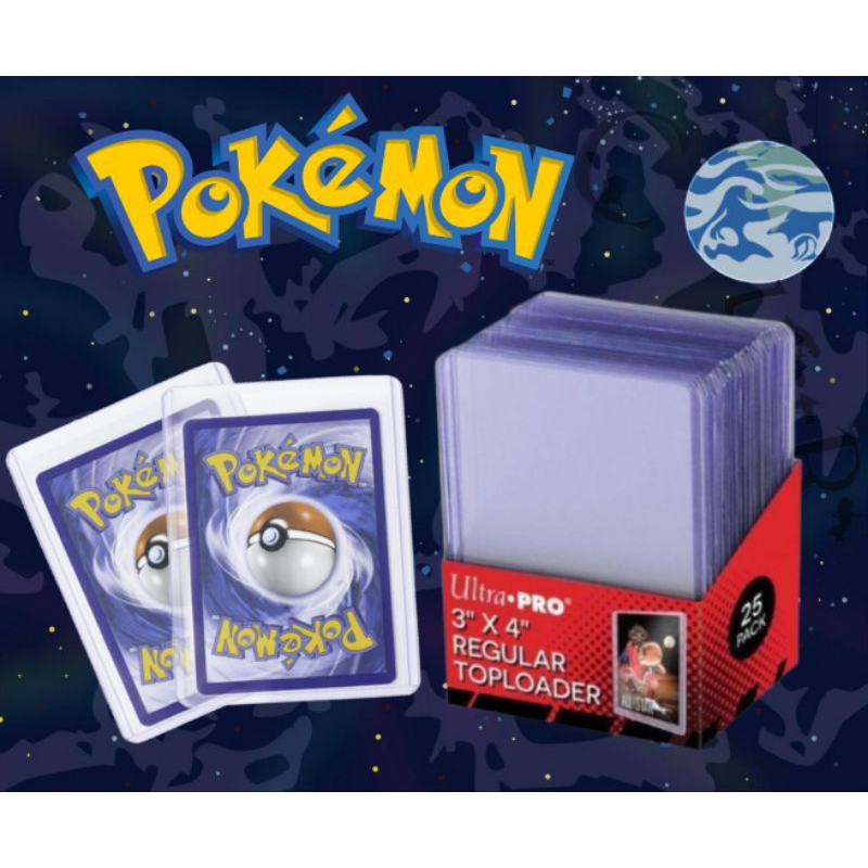 3" x 4" Regular TopLoader For TCG Pokemon / Naruto / Yu Gi Oh / One ...