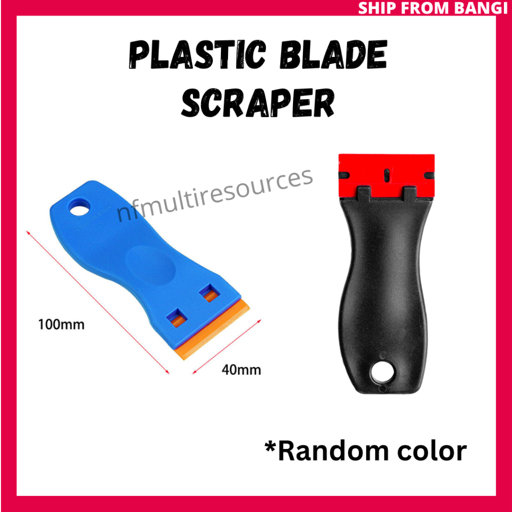 Scraper Tinted Tools Razor Blade Metal Plastic Pisau Pembersih Window ...