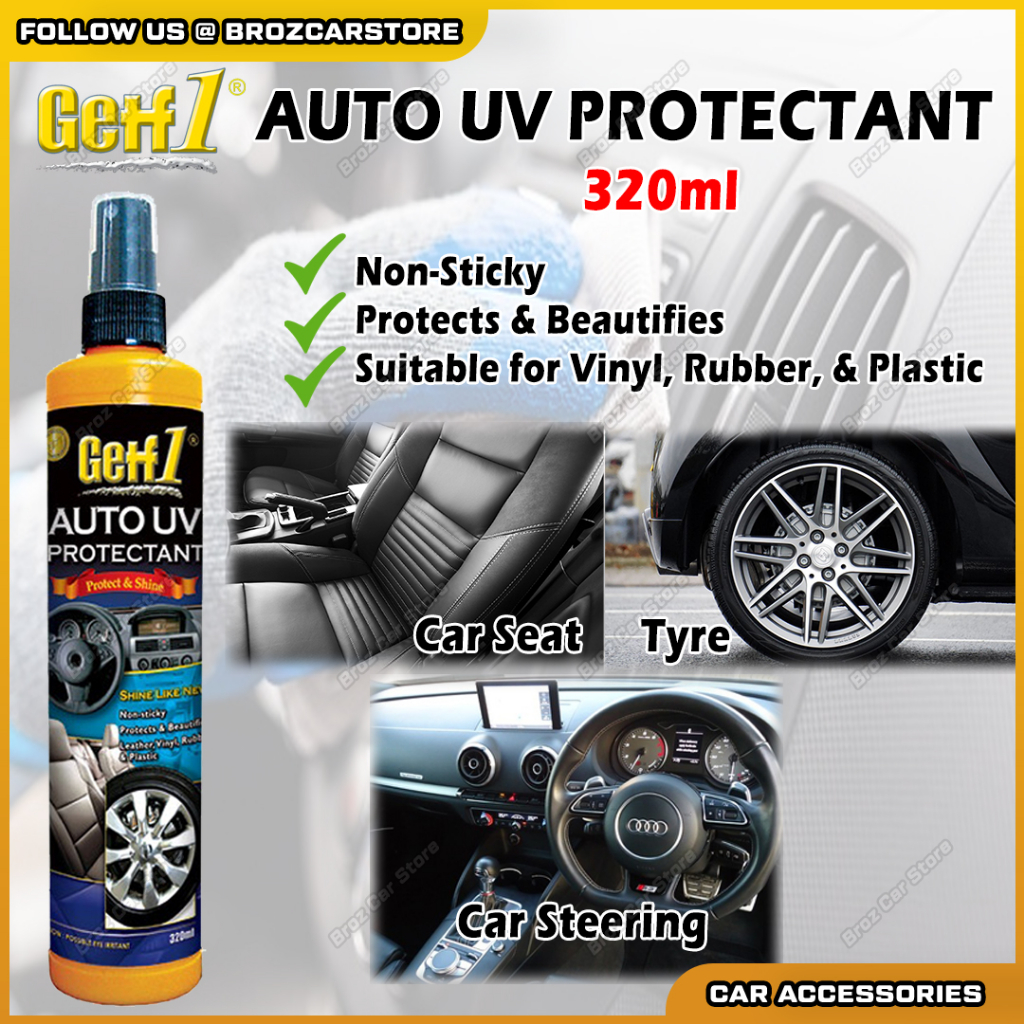 GETF1 Auto UV Protectant 320ml Car Care For Vinyl Rubber Plastic ...