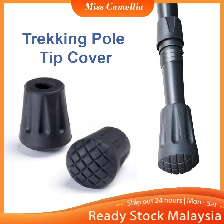 Rubber Walking Stick End Cap Cover Replacement Outdoor Mountain Hiking ...