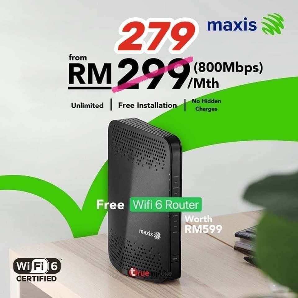 MAXIS HOME FIBRE PLAN | Shopee Malaysia