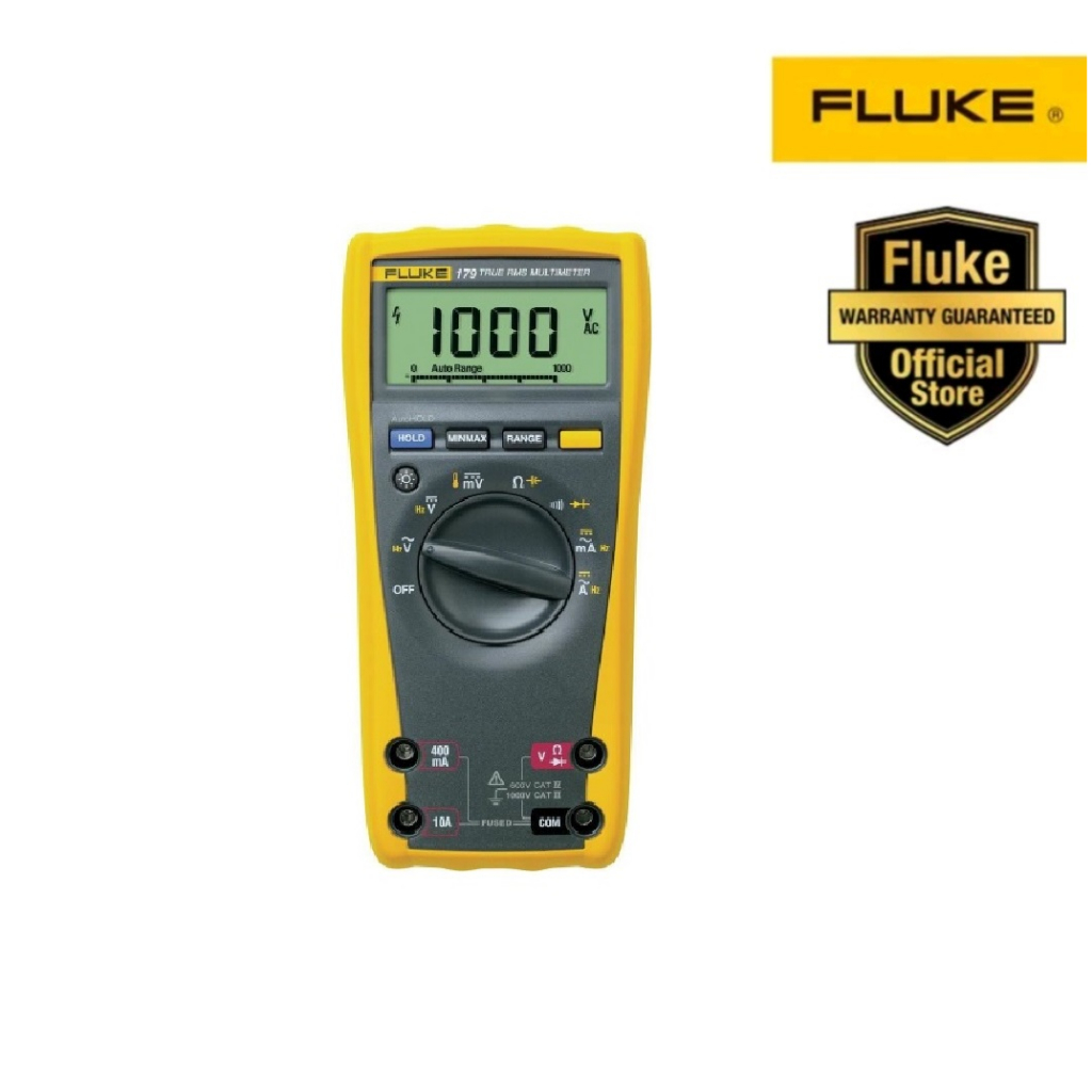 Fluke 179 True-RMS Digital Multimeter with Backlight & Temperature ...