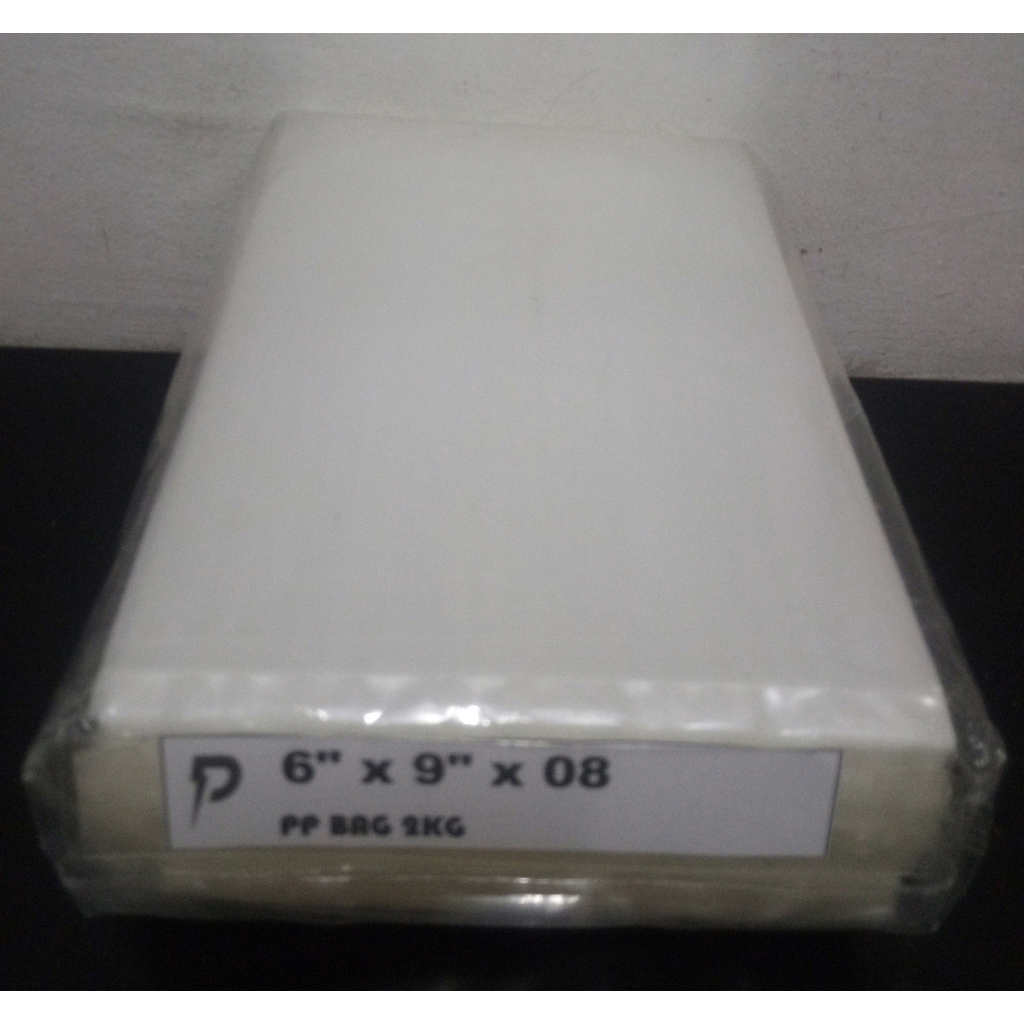 Clear PP08 Plastic Bag / 6 x 9 inch Clear PP 08 (0.08mm) Plastic Bag ...