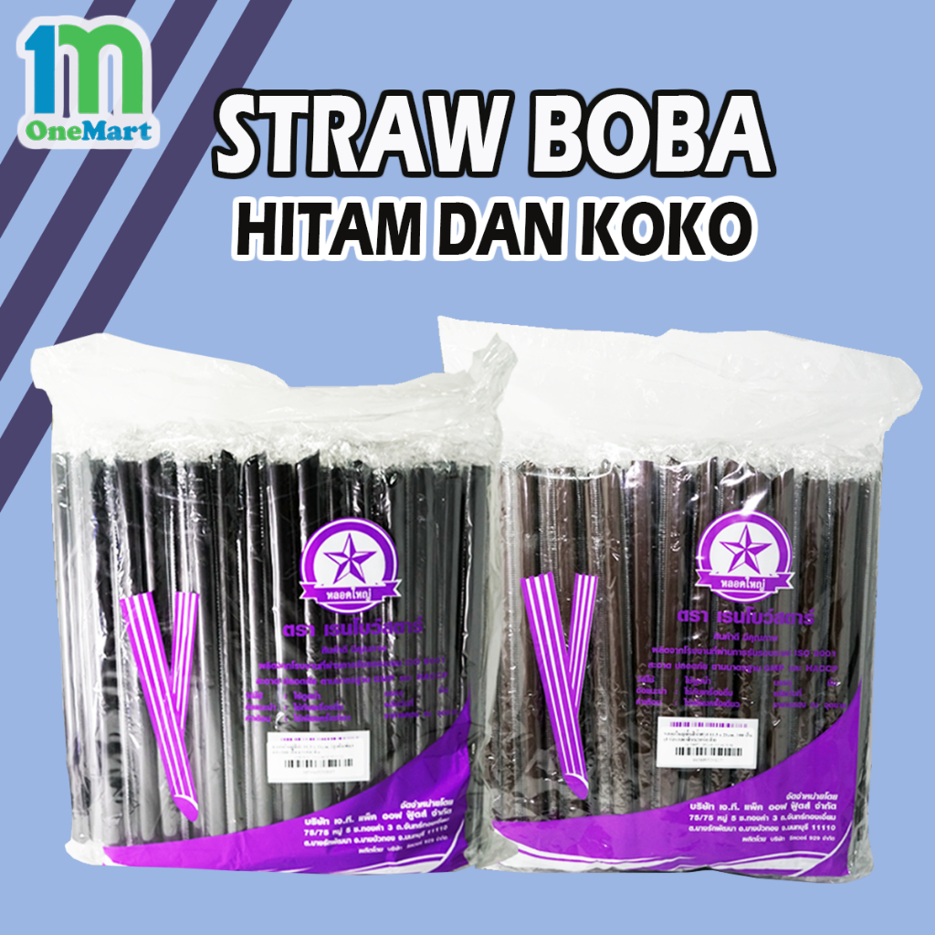 Straw Boba Individuals Plastic (100pcs) | Shopee Malaysia