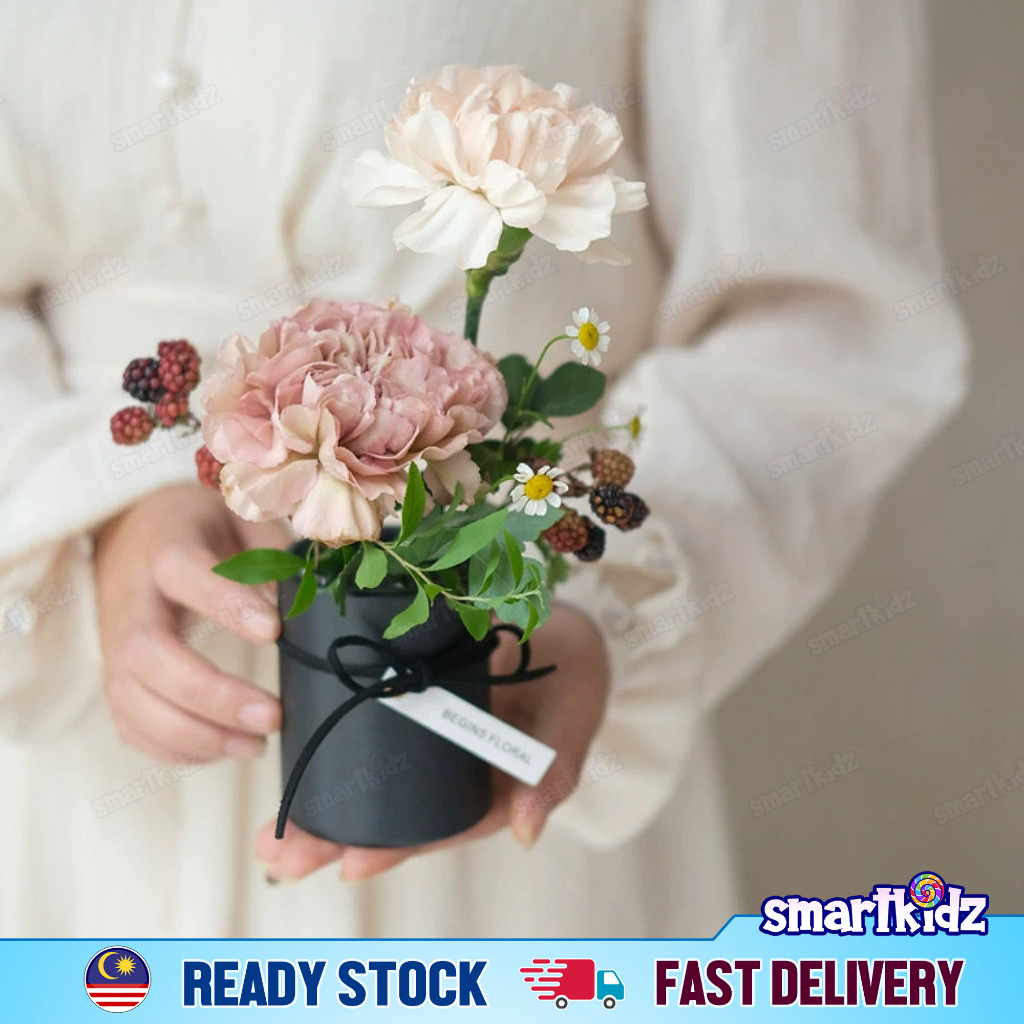 [1pcs] Small Cuddle Bucket | Mini Round Flower Box | Florist Bouquet ...