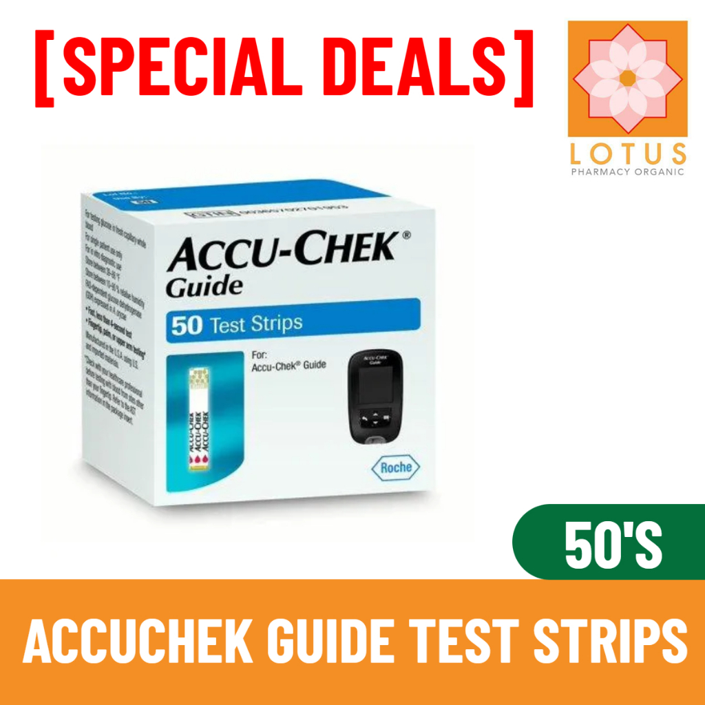 Accu Chek Guide Test Strips (50s) | Shopee Malaysia