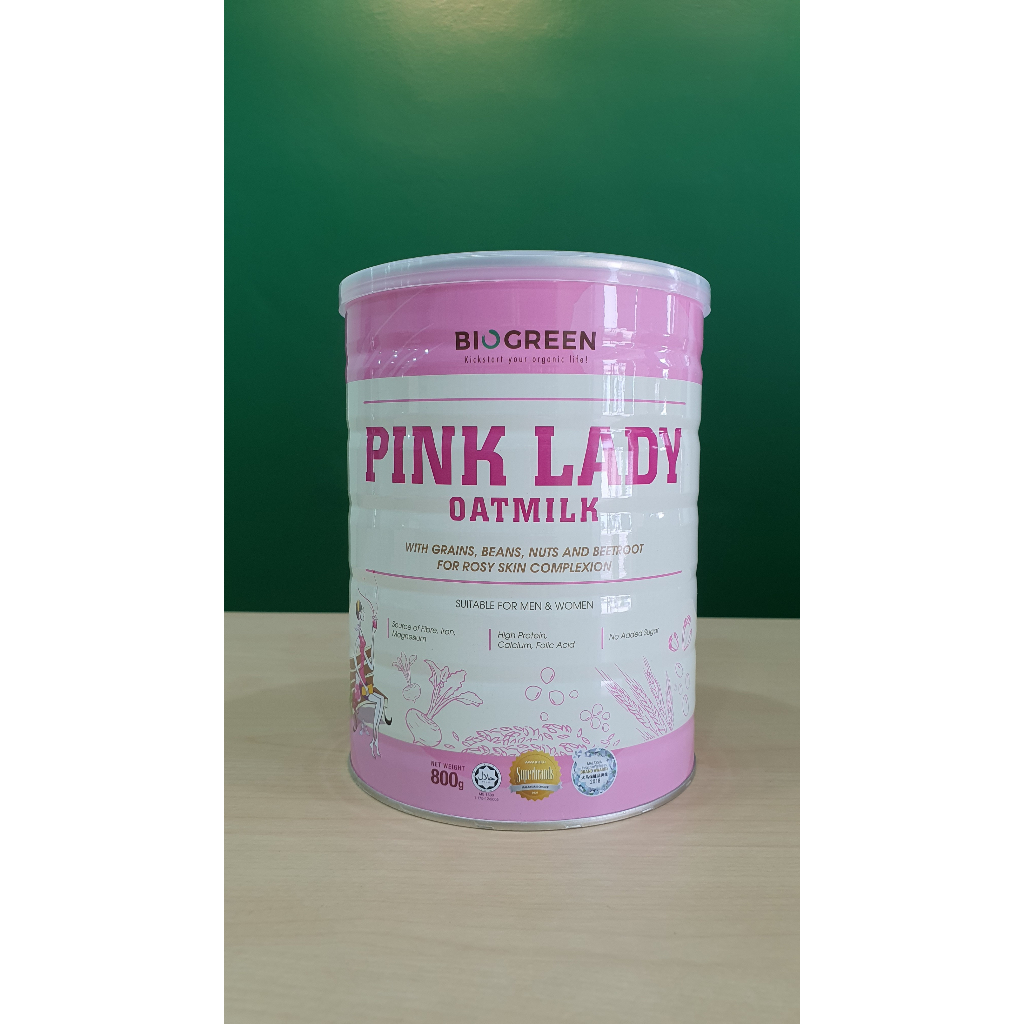 Biogreen Pink Lady Oatmilk 800g | Shopee Malaysia