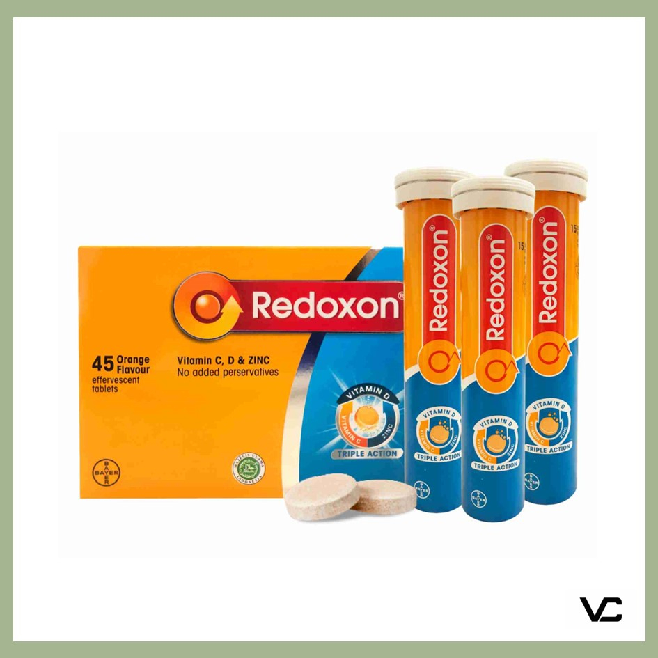 [EXP: JAN 2027] REDOXON TRIPLE ACTION VITAMIN C + ZINC + D EFFERVESCENT ...
