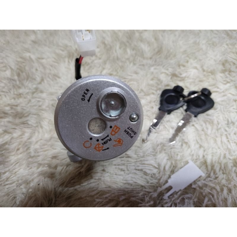 SYM VF3I 185 main switch set kunci key lock on/off handle lock ignition ...