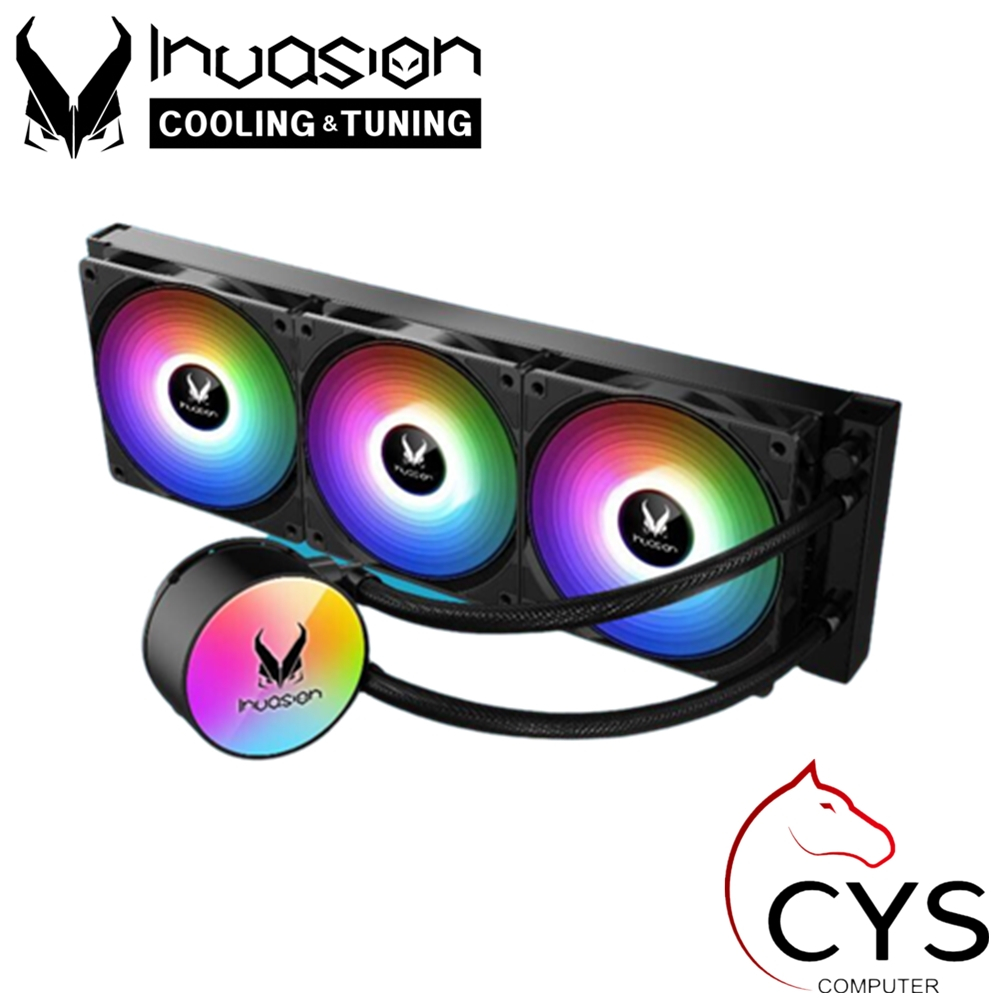 INVASION YFT-360 ARGB AIO CPU LIQUID COOLER | Shopee Malaysia