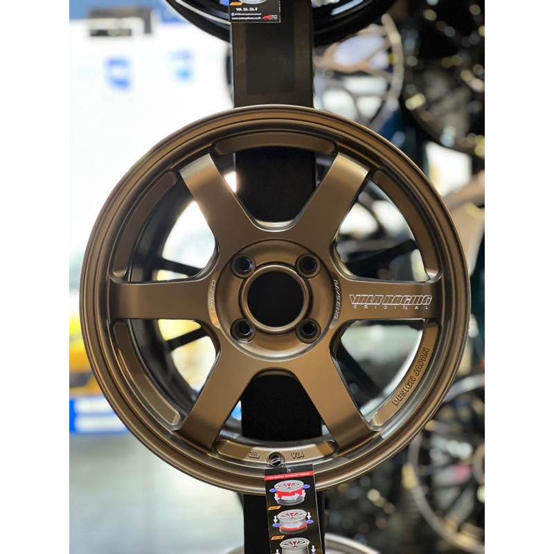 AOW TE37 sonic 15x7.0 16x7.0 made in thailand sportrim wheel rim ...
