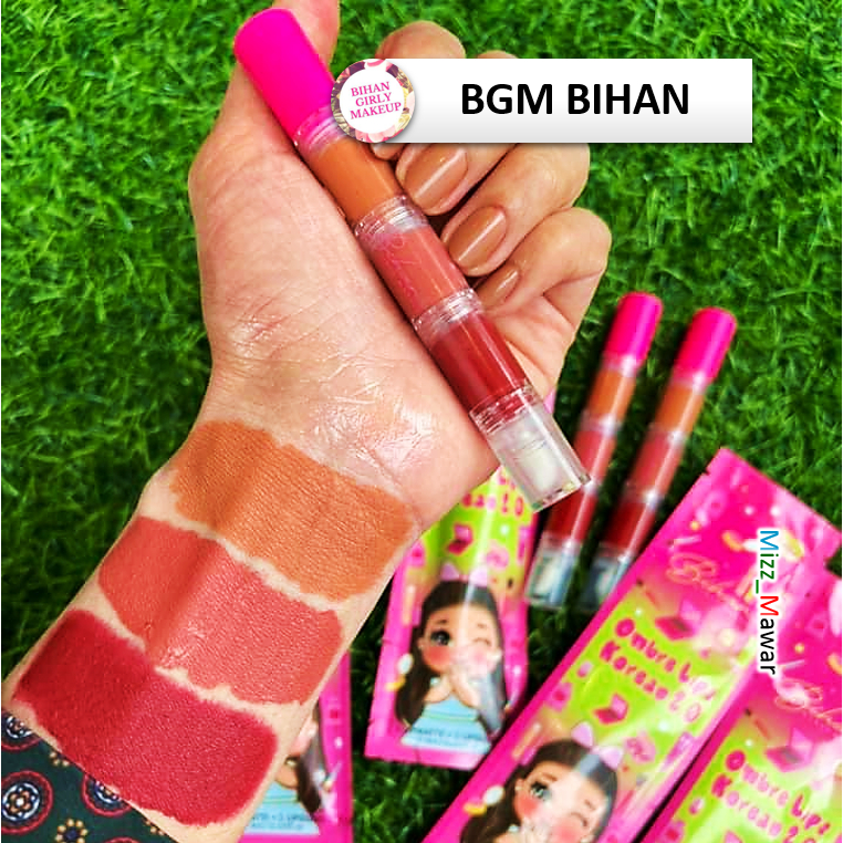 BGM BIHAN LIPMATTE KOREAN 2.0 - 3 IN 1 ( 2 LIPMATTE 1 LIPGLOSS )🔥 SUPER ...