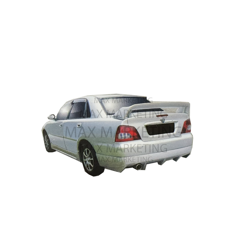 PROTON WAJA RS2 REAR SKIRT (PU GETAH ) SKIRT LIP BODYKIT | Shopee Malaysia