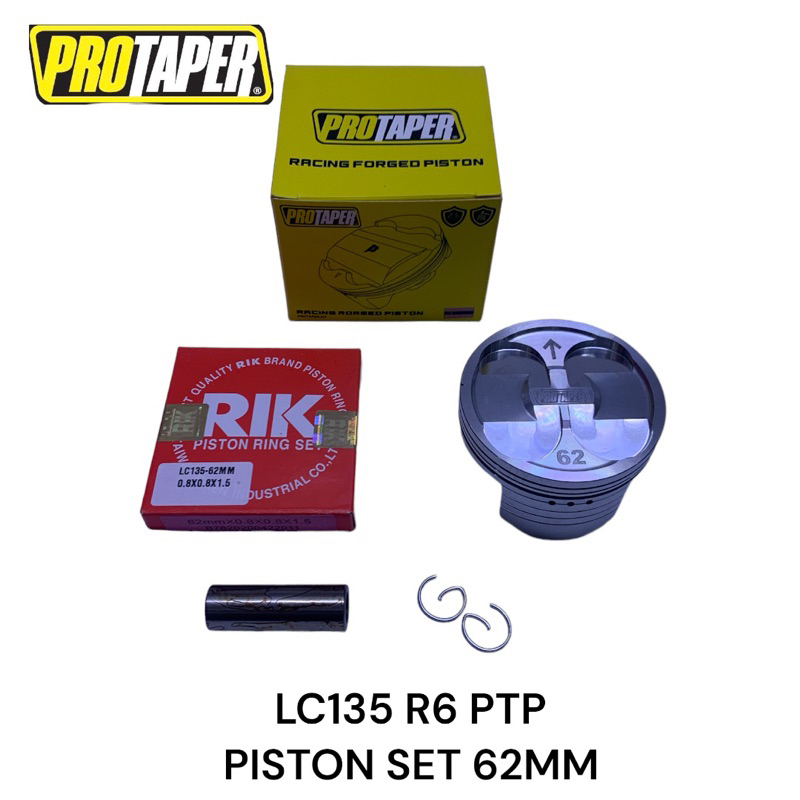 LC/Y15 PROTAPER R6 PISTON SET 62/63MM | Shopee Malaysia