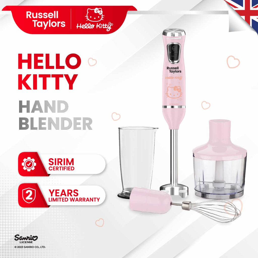 Russell Taylors x Sanrio Hello Kitty Hand Blender Food Processor (600W) HB1 | Shopee Malaysia