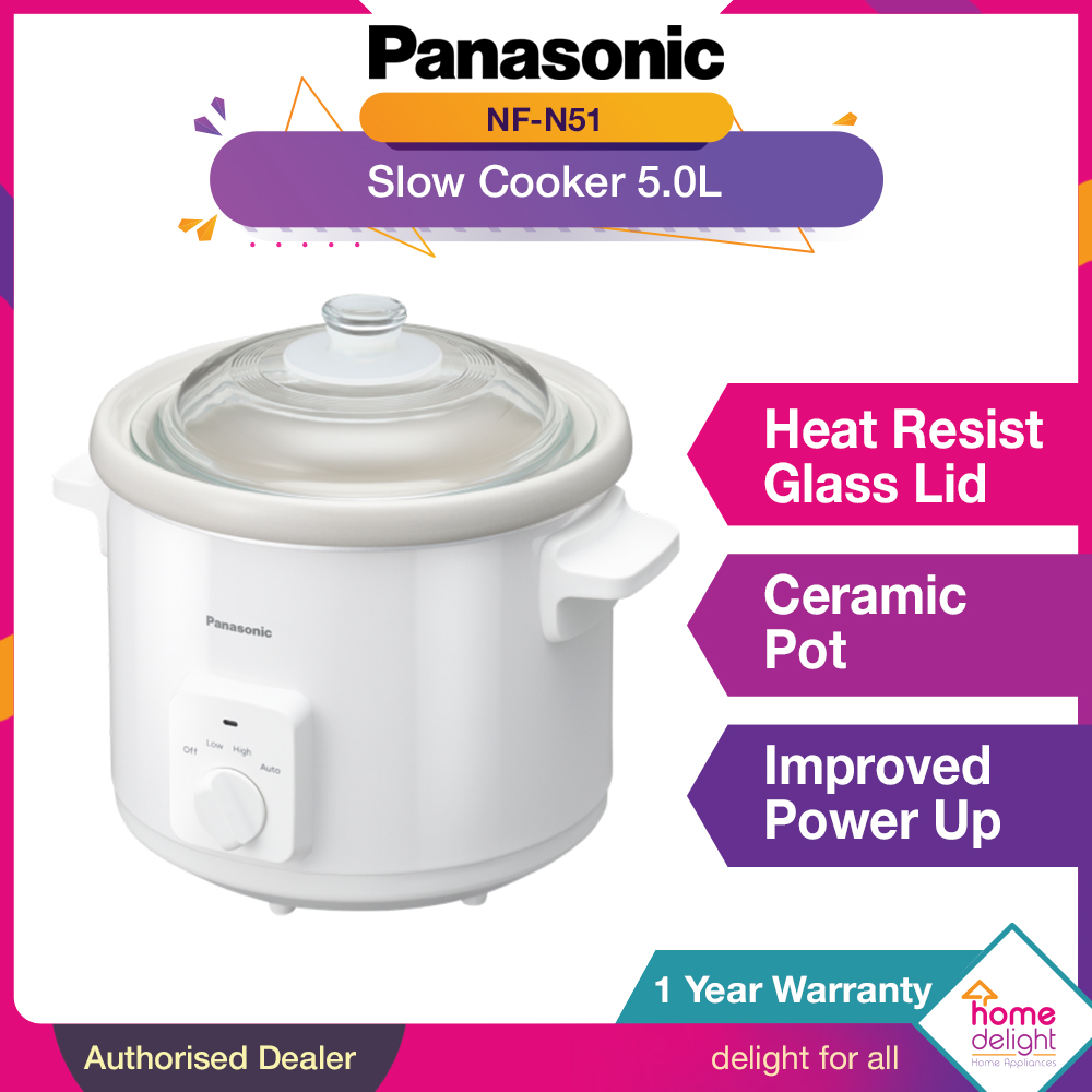 Panasonic Slow Cooker 5.0L [ NF-N51 ] | Shopee Malaysia