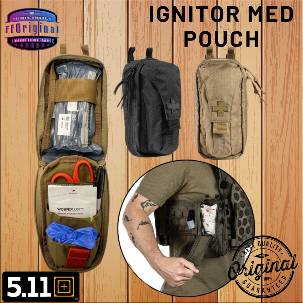 5.II TACTICAL Ignitor Medical Pouch Bag Heavy Duty Multi-Pockets ...