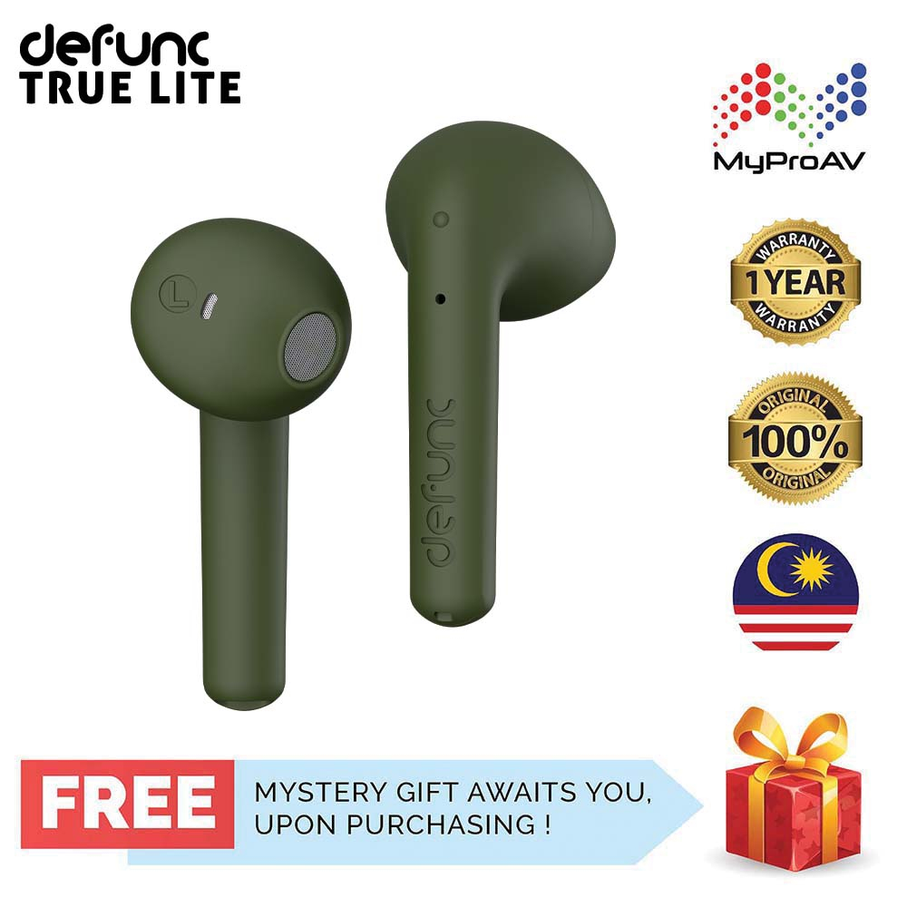 DEFUNC True Lite Wireless Earbuds With Casing | Earphone | Shopee Malaysia