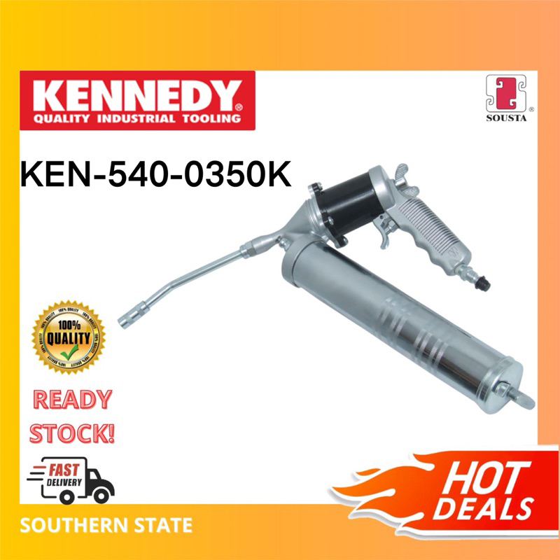 Kennedy Pneumatic Grease Gun, 400cc, Pump KEN-540-0350K | Shopee Malaysia