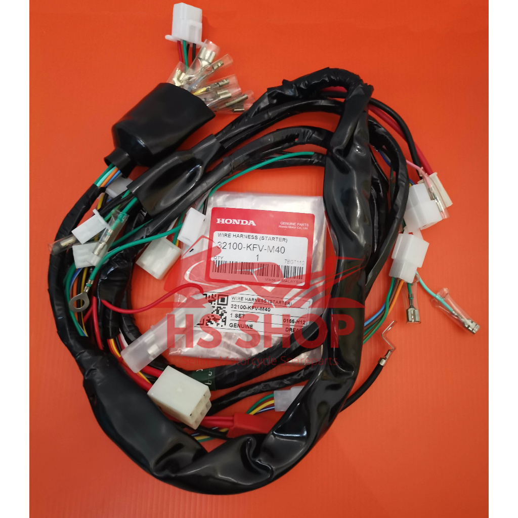 HONDA EX5 HIGH POWER EX5 DREAM NO STARTER KICK STARTER WIRING WIRE ...