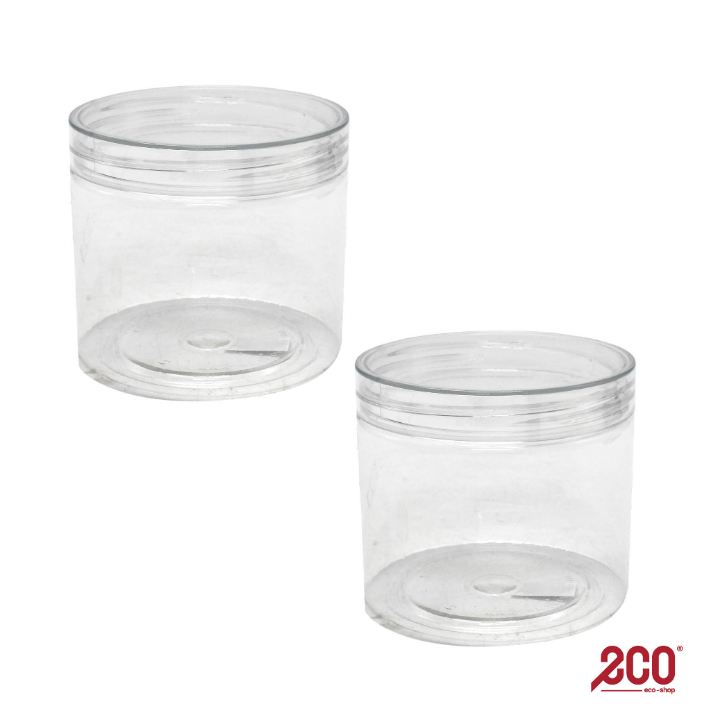 Eco Shop 2 In 1 Pet Jar Container With Crystal Cap (9.6cm x 8.5cm) - AA ...