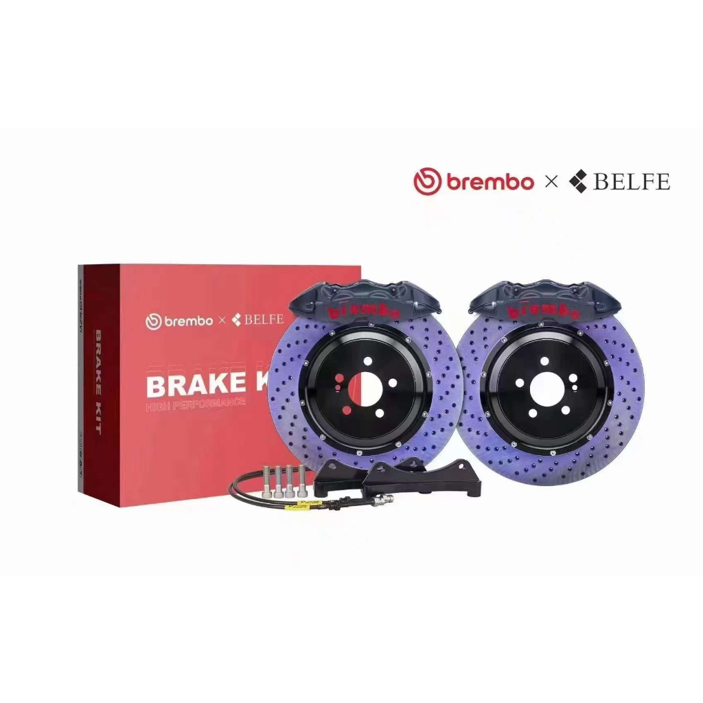 BREMBO GT-P 4 PISTON BRAKE KIT WITH BELFE PAD&DISC JUNE OFFER 100% ...