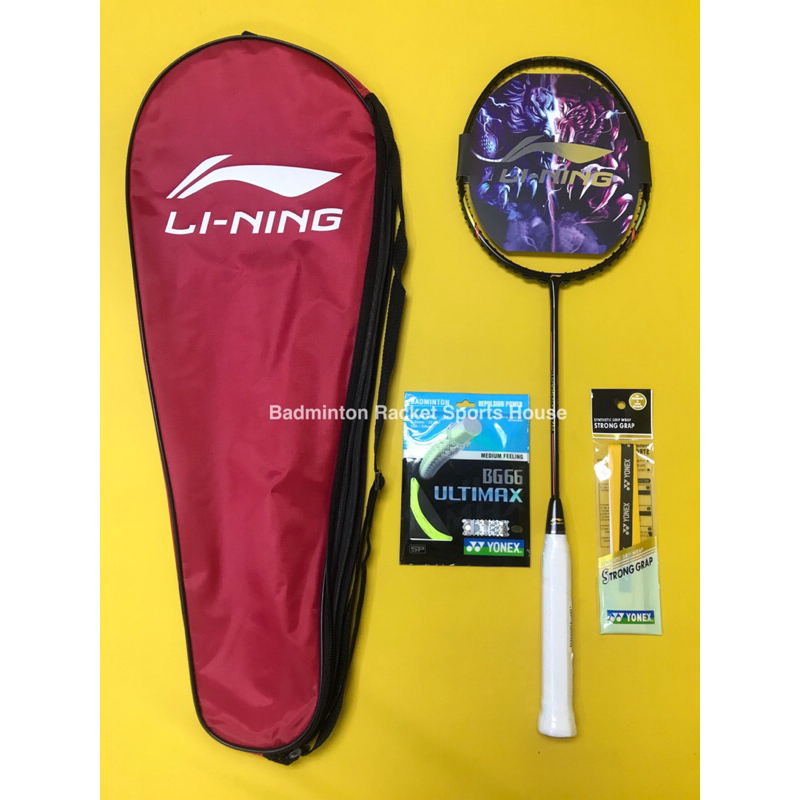 LI-NING WINDSTORM 78 4U5G BADMINTON RACKET FREE STRING & GRIP | Shopee ...