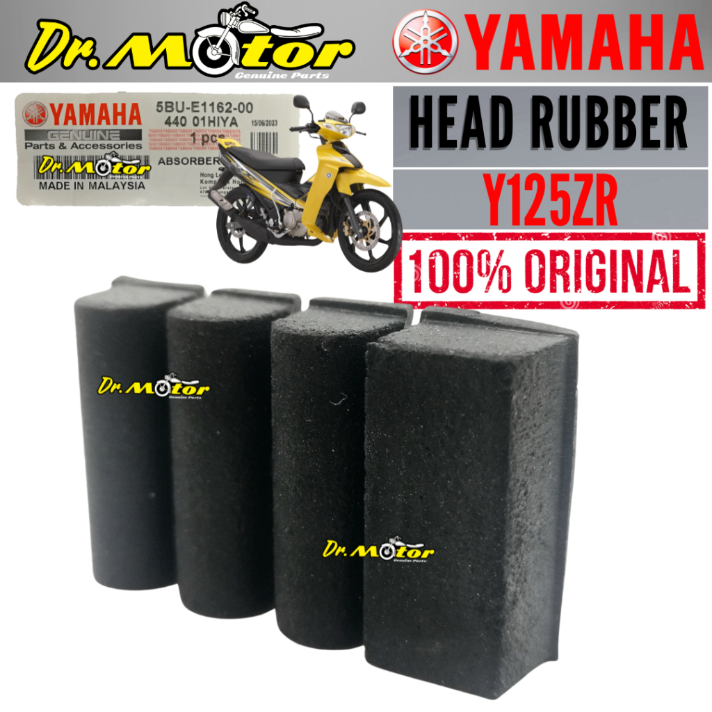 Y125ZR Y125Z RUBBER HEAD CYLINDER BLOCK GETAH DAMPER ABSORBER PAD 125Z ...