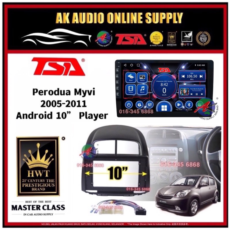 [ MTK 2+32GB ] TSA Perodua Myvi Passo 2005 - 2011 Android 10'' inch Car ...