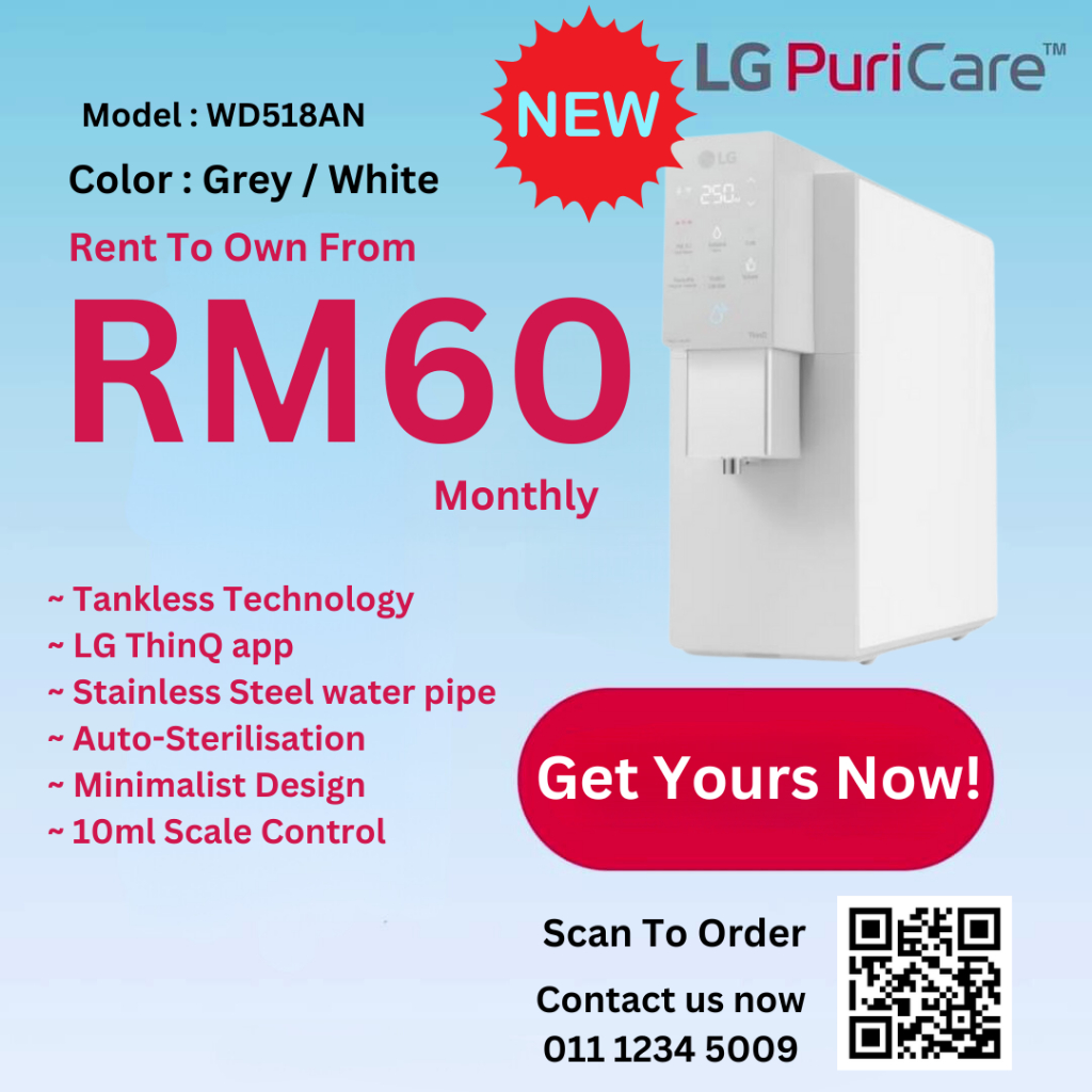 LG PuriCare WD216AN / WD516AN / WD518AN Tankless Water Purifier | Hot ...