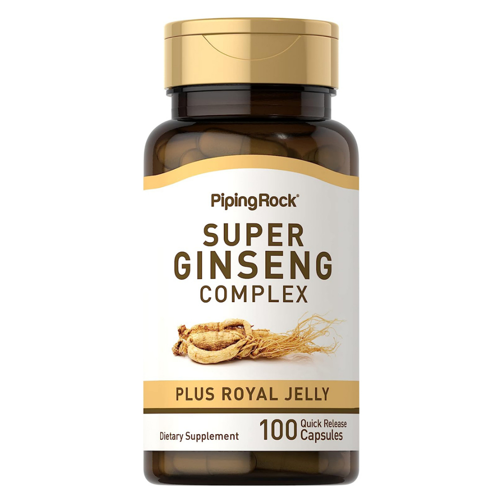 Super Ginseng Complex Plus Royal Jelly, 100 Quick Release Capsules ...